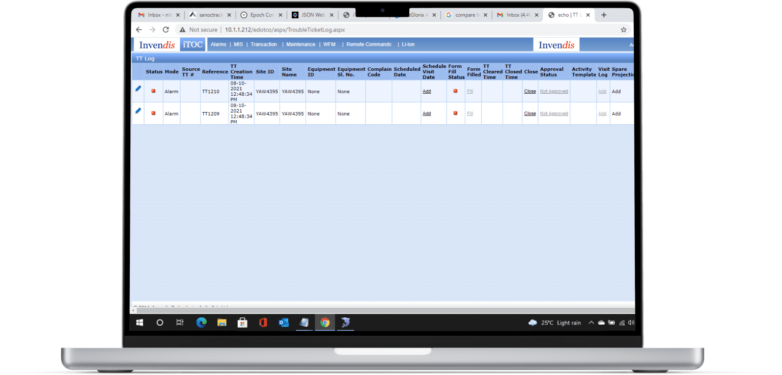 Telecom Tower Monitoring - iTOC - Invendis