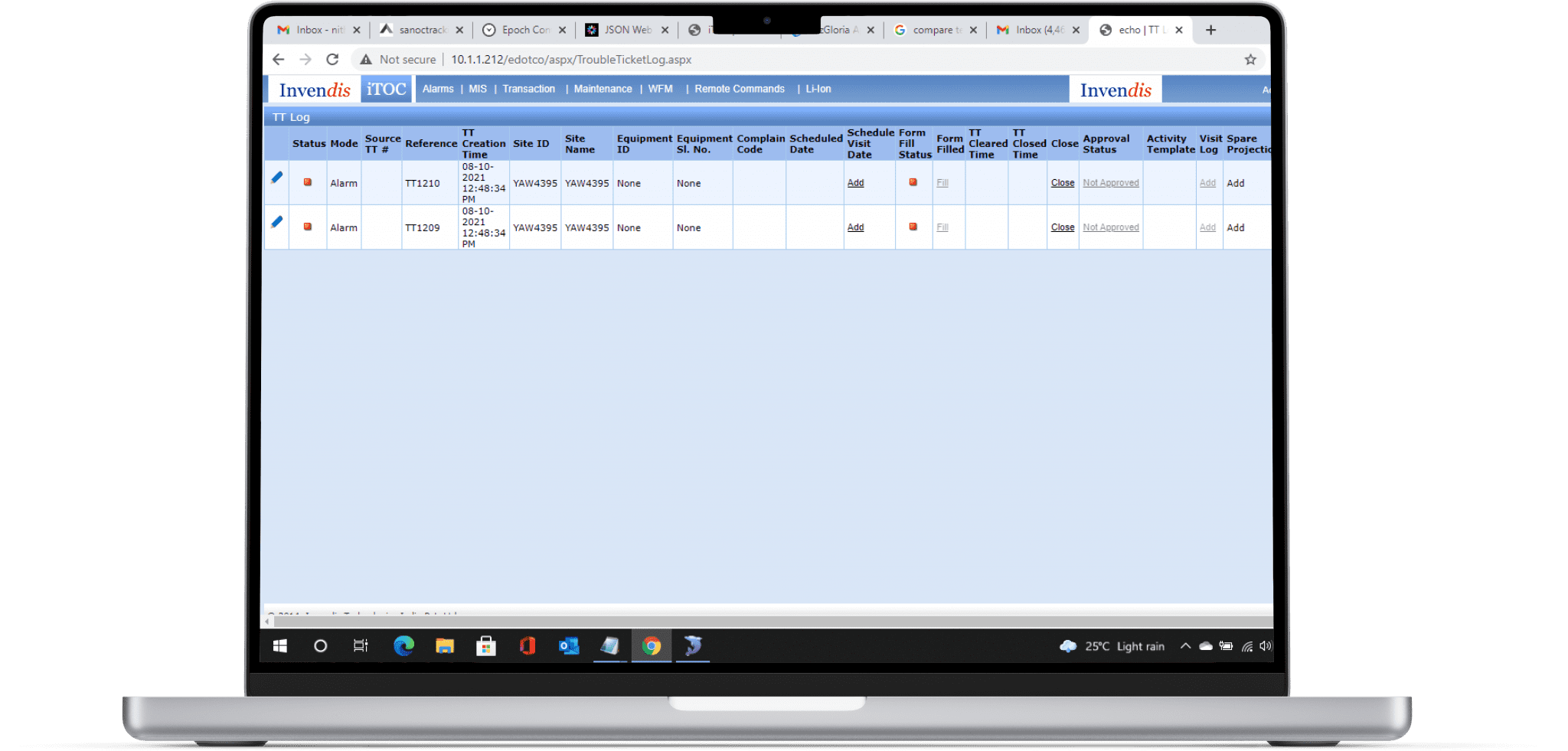 Telecom Tower Monitoring - iTOC - Invendis